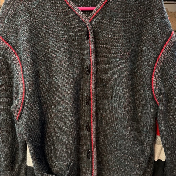 Bleyle | Sweaters | Vintage Womens Bleyle Dark Charcoal Gray Wool ...
